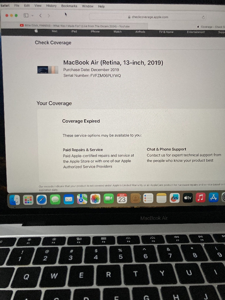 Macbook Air 2019  16GB срочно 256