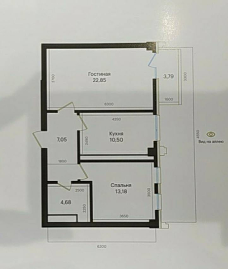 2/4/12 64м² ЖК Mirabad avenue 160.000
