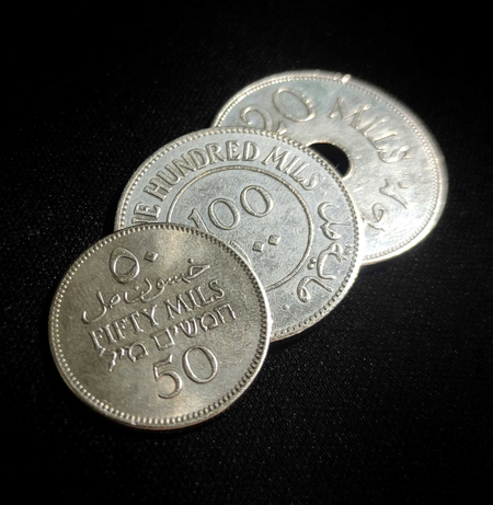Палестина. 20/50/100 Милей. 1934. Британский Мандат