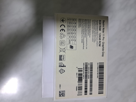 Redmi not 11pro 8/128