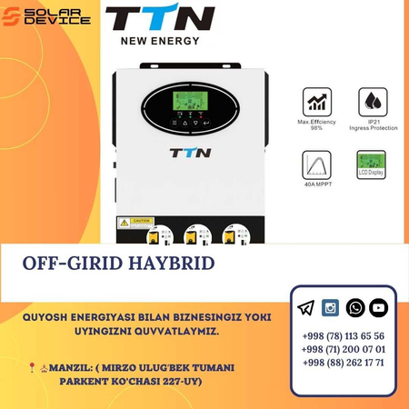 TTN  off grid invertor