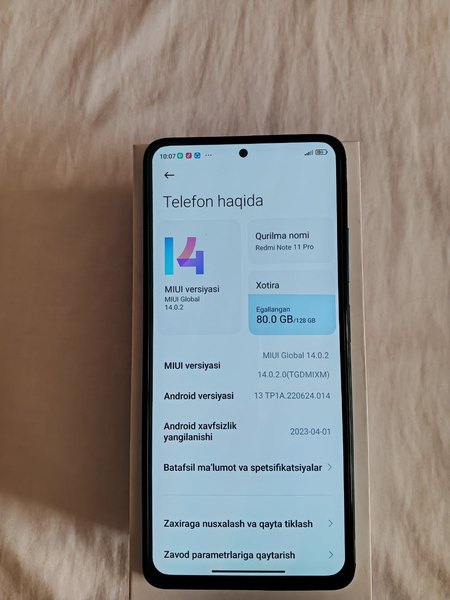 Redmi note 11 pro