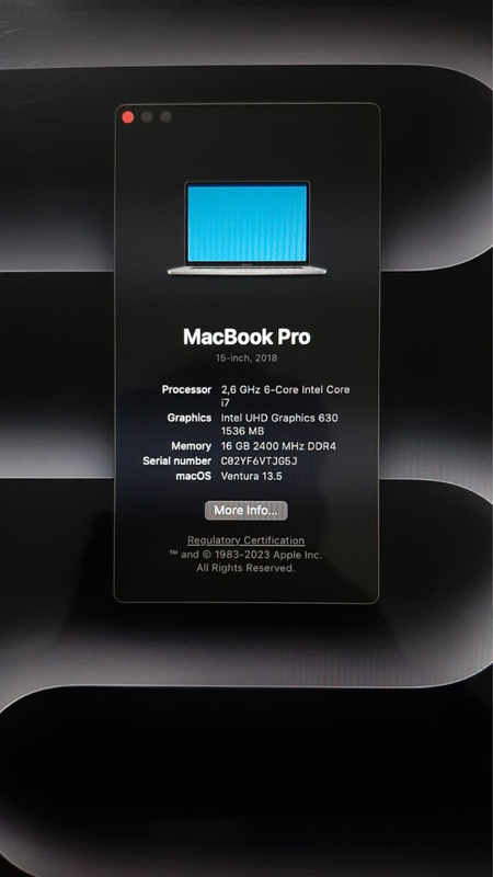 Macbook pro 16/512