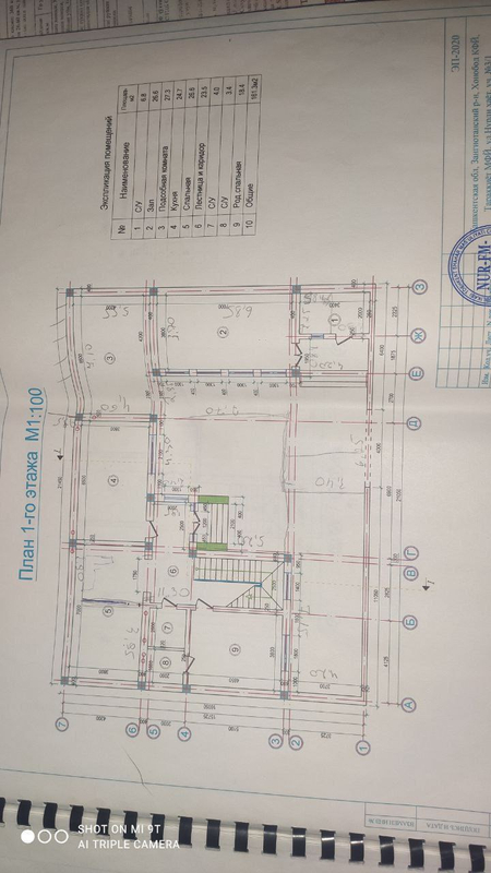 Ханабад 2.4 сотки, 6 комнат, до метро 300 м, ремонт евро 295 м²
