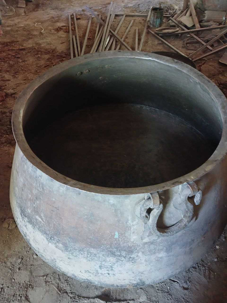 Mis qozon 70 kg guruch uchun (медная казан)