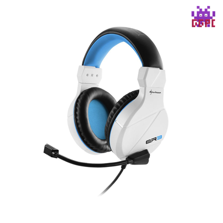 Сереогарнитура Sharkoon Rush ER3 Black, White Игровые Наушники игровы