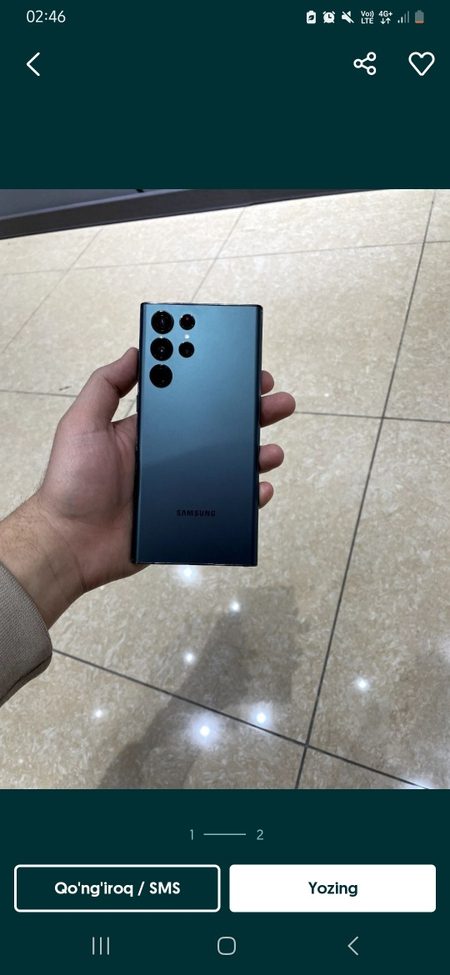 Samsung s22 Ultra yanggi