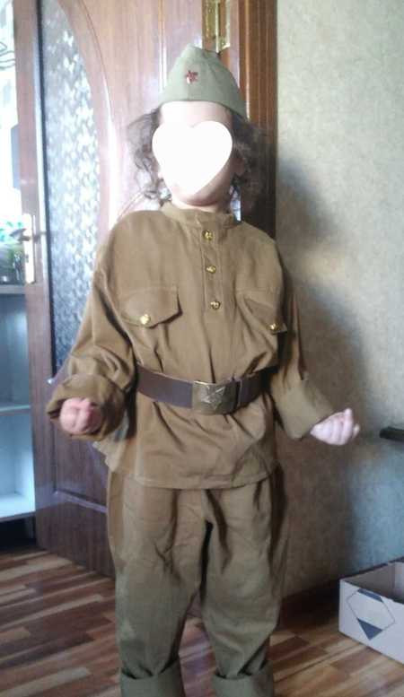 Военная форма времен ВОВ на мальчика