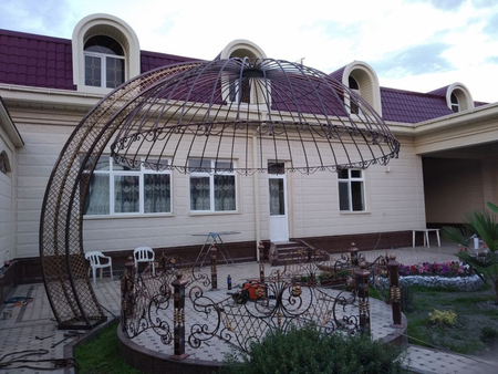 Беседки металлические кованые