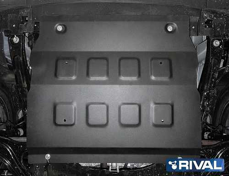 Защита картера + КПП + комплект крепежа, Rival, Chevrolet Tracker 2021