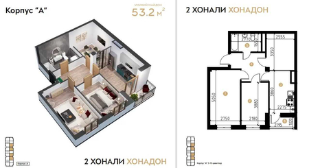 Срочно! 3 комнатная за 38200у.е в Яшнабадском районе (НБ)