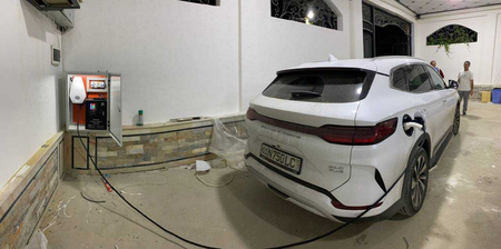 Установка зарядное станция электромобиль Elektromobil zaryadka byd .