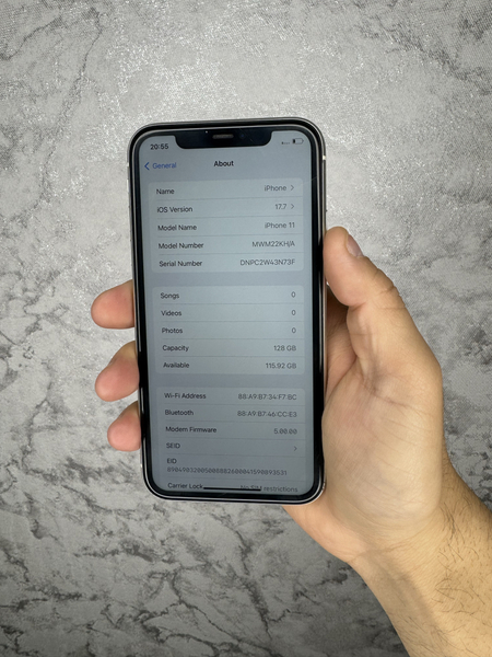 iPhone 11 128gb White Akk: 89% Kelwamiz