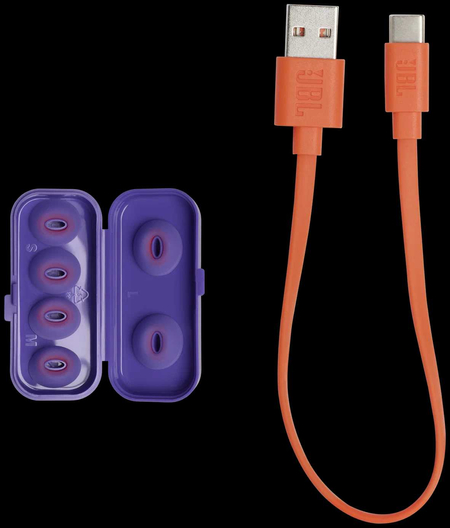 Гарнитура внутриканальные JBL Tune Flex Ghost пурпурный беспроводные