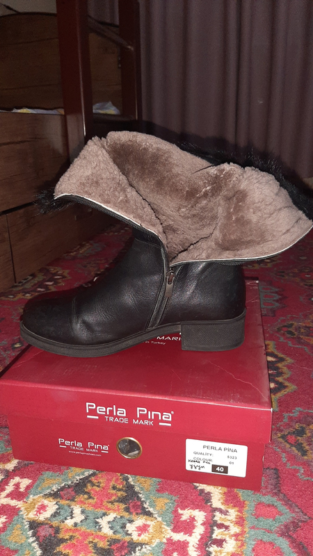 Кожаные сапоги Perla Pina