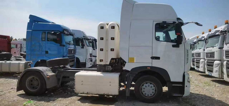 Тягач Howo-T7H 460 4x2 CNG метан газли AMT ретардер (1 мост подушкали)