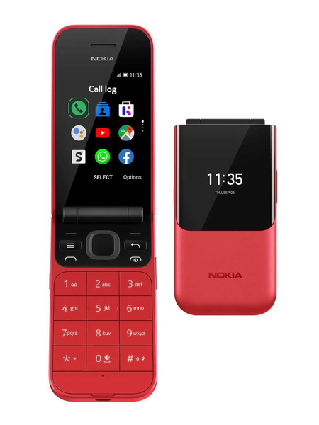 Nokia 2720 Flip Qizil