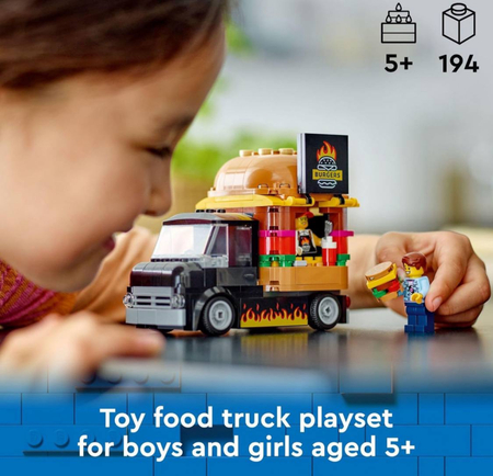 Lego city burger truck
