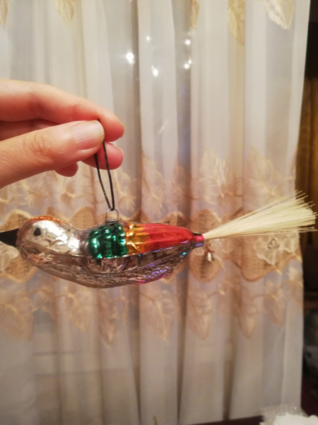 Продам елочные игрушки птички