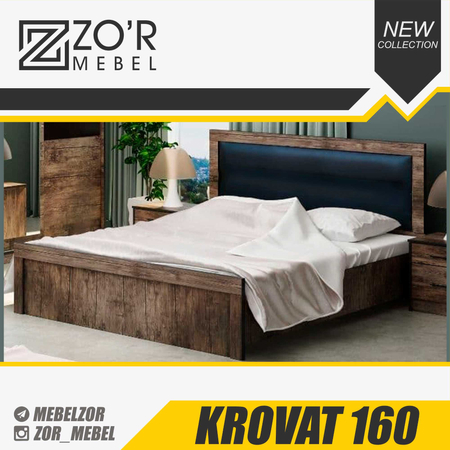 Sifatli Mebel fabrikasidan Yotoqxona karavati, karavot, krovat