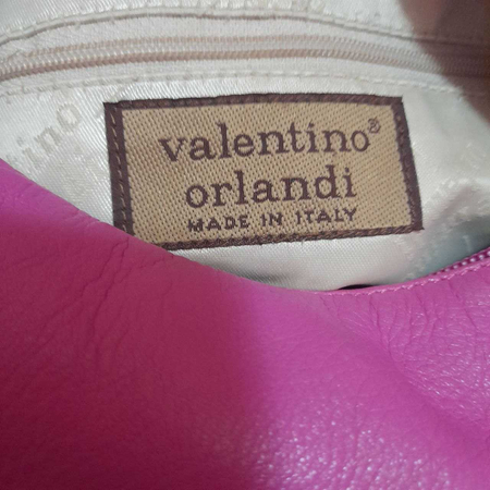 Valentino Orlandi сумка хобо / цвет фуксии / Made in Italy