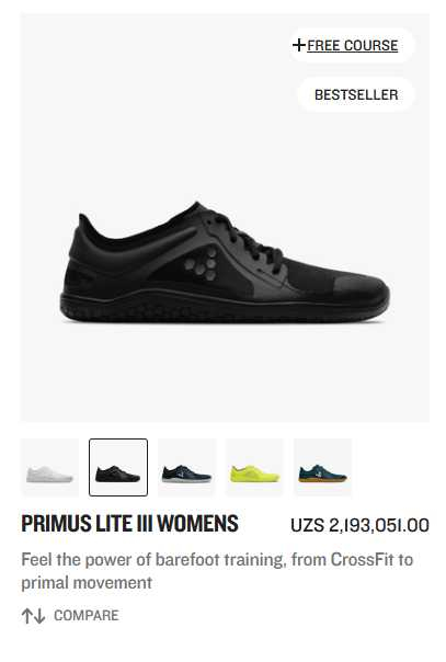 Vivobarefoot Primus Lite III Womens (39 женский размер)