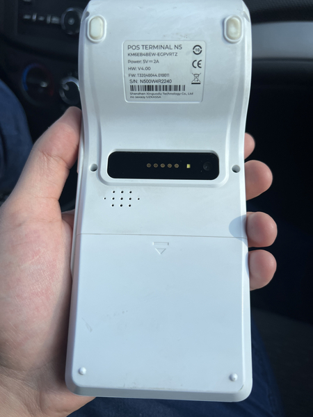 Global Pos Barcode Scanner + check aparat komplekt