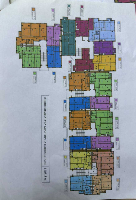 Новостройка Юнусабад-13, 2/7/9 51,4 м², коробка, можно делать ремонт=