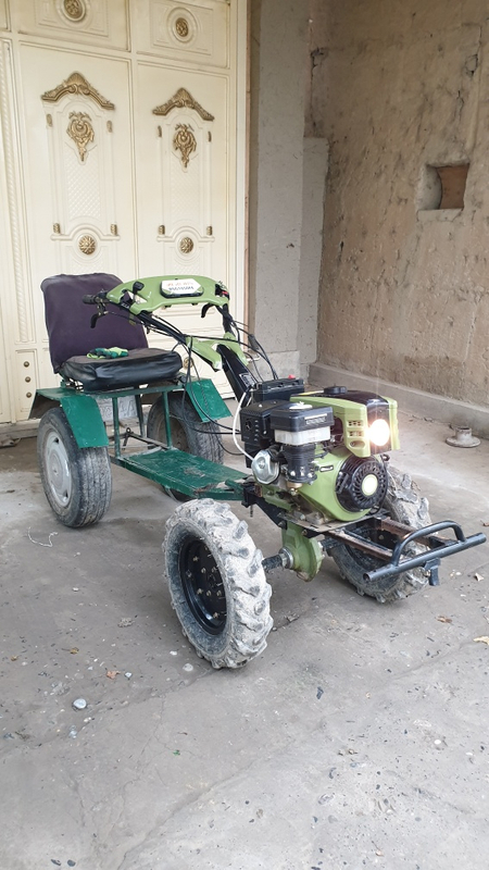 Motoblok. Motokultivator 9.5 ot kuchi starter akumlyatorli srochna