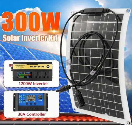 Quyosh stantsiyasi 300-watt, pikovaya moshnost 1-kwt.
1 ta телевизор