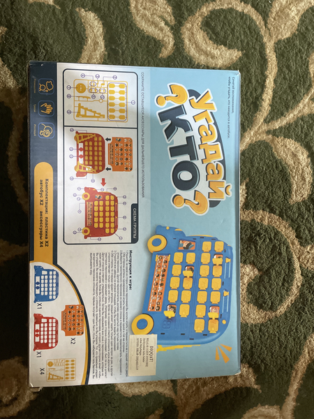Игра настольная угадай кто?