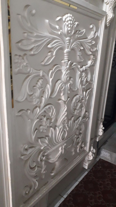 Лепка тяга фибробетон