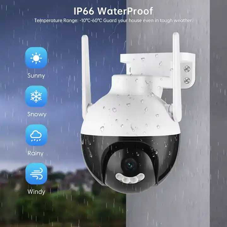 Камера видеонаблюдения Wi-Fi 2 Мп с защитой от атмосферных воздействий