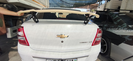 Спойлер сполер spoler tuning karniz krilo lacetti cobalt Chevrolet