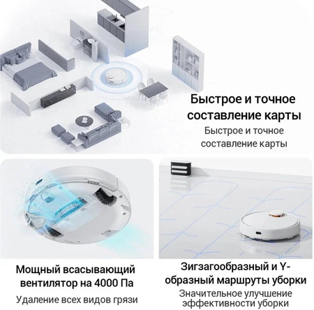 Робот-пылесос Xiaomi Mi Robot Vacuum S10 Global