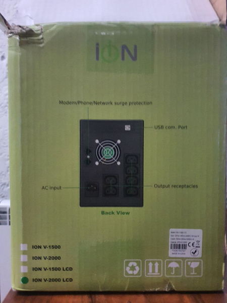 Новый источник бесперебойного питания ION 2000