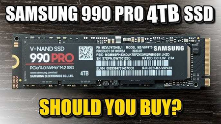 SSD 4Tb Samsung 990PRO NVMe. Новинка