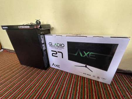 Процессор ddr4 core i7-11700 + монитор