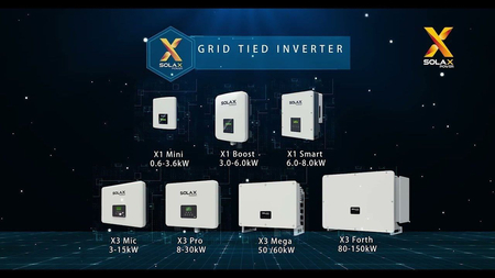 Инвертер от завода производителя для солнечных панелей SolaX power kw