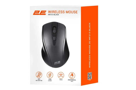 Беспроводная мышь 2E MF213 WL Black