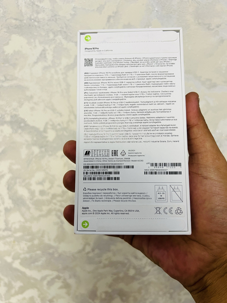 Iphone 16 pro 256 Desert Titan 1 Sim Новый