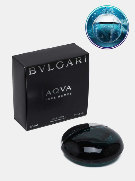 Туалетная вода для мужчин Bvlgari Aqva Pour Homme, 100 мл