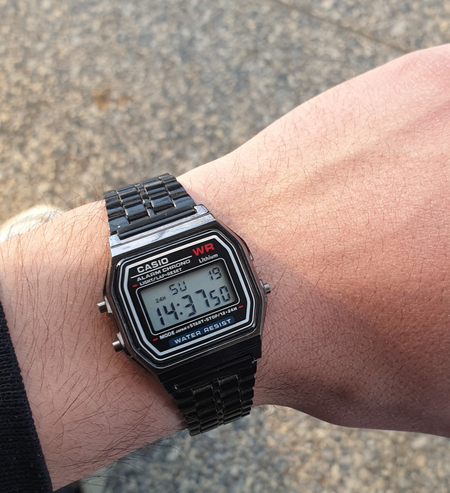 Casio A158 Black