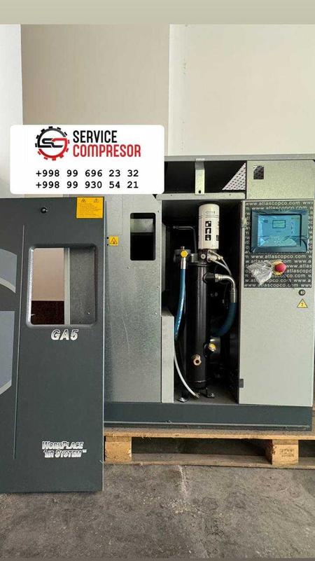 Винтовой воздушный компрессор ATLAS COPCO (Made in Belgium) G18P