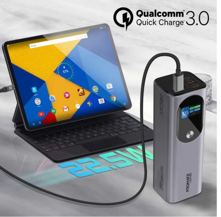 Повер банк 160 Ватт 27600 mAh, Power bank Promate 160 w 27600