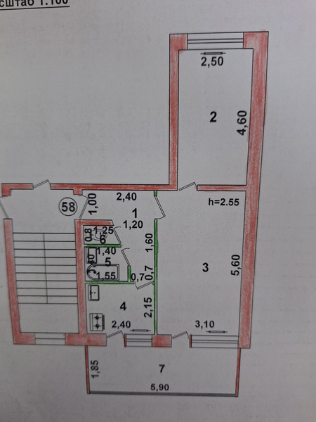 Чиланзар Элит 2-х люкс Апарты 56м² Теплый пол