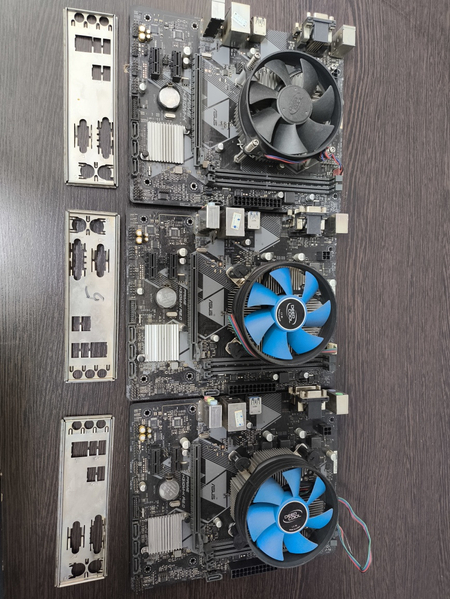 Asus Prime H310+G5400 3шт