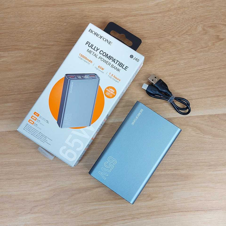 Бесплатная Доставка. Внешний аккумулятор 15000 mAh Borofone BJ40 PD65W