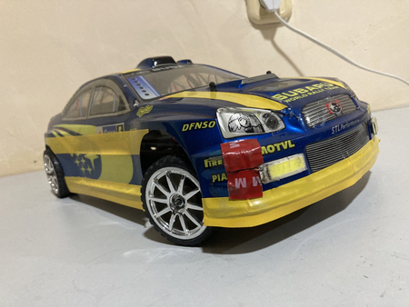 Heng long 1/10 4х4 Subaru rally car шасси без електроника