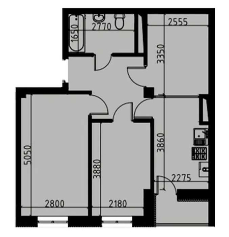 2к квартира из кирпича в Яшнабадском районе  154365